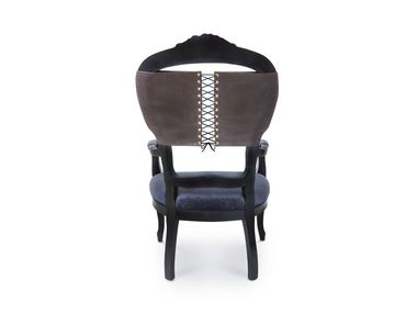 CORSET Upholstered fabric chair with armrests By Mineheart | design ...