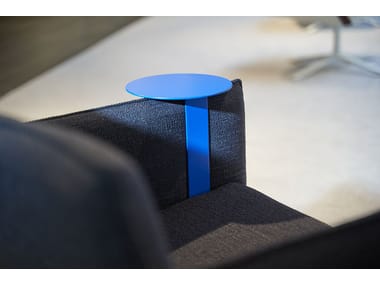 NOTO Fabric easy chair with castors By COR | design Pauline Deltour