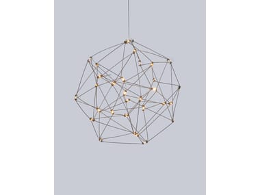 COSMOS GLOBE | Pendant lamp LED handmade metal pendant lamp By Quasar