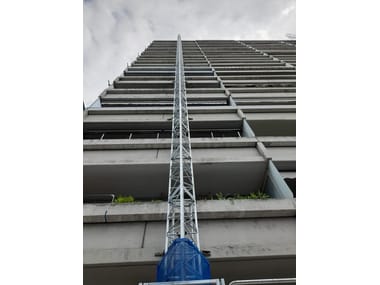 COSMOS Self-raising and electric scaffolding By Pilosio