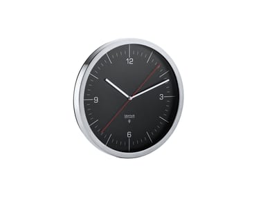 Wall-mounted glass and steel clock CRONO By blomus design Flöz ...