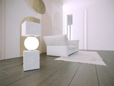 CS Marble floor lamp By Dimarmo | design sid&sign