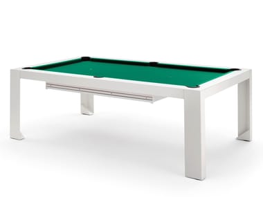 CUBISTA Rectangular wooden and metal pool table By FAS Pendezza ...
