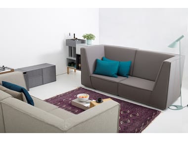 CUBIT Modular 2 seater fabric sofa By Cubit by Mymito