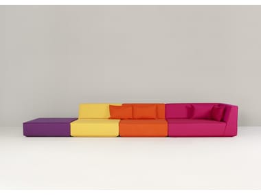 CUBIT Modular 3 seater fabric sofa By Cubit by Mymito