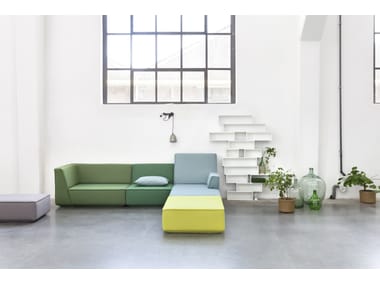 CUBIT Modular 3 seater fabric sofa By Cubit by Mymito