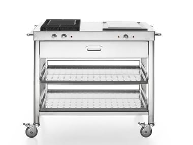 OUTDOOR 100 | Outdoor kitchen with Grill By ALPES-INOX