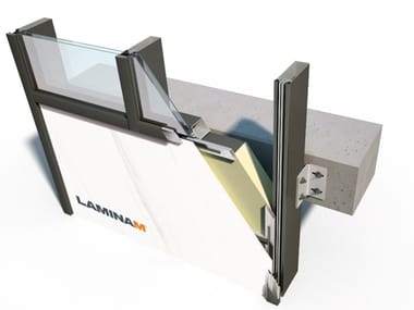 CURTAIN WALL Continuous facade system By Laminam