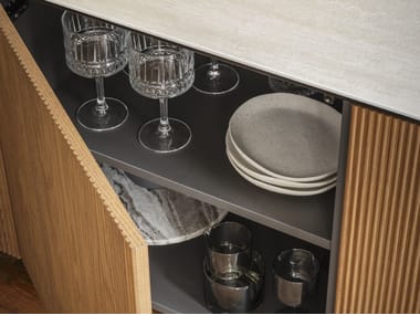 UNIVERSAL Wooden sideboard with doors By Calligaris | design Buratti ...