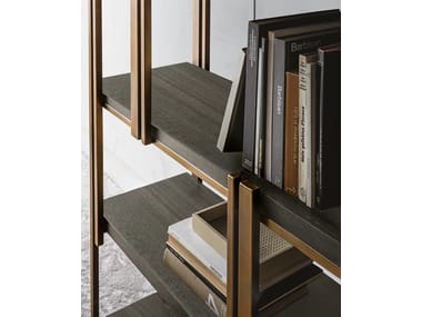 MONDRIAN Open metal bookcase By Casamilano