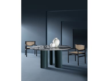 TANGERI | Table rectangulaire Table ovale en marbre By Casamilano ...