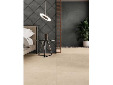 SLAB2 KHAKI Porcelain stoneware wall/floor tiles By Ceramiche Caesar