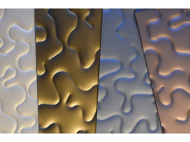 Three-dimensional metal cladding panel COLLECTION 2020 By Emboss