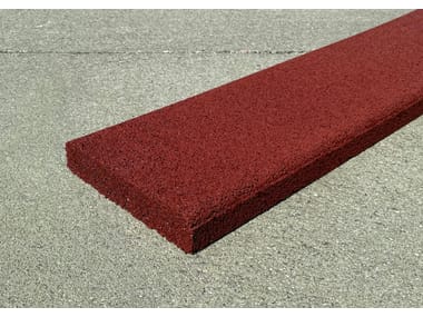 Containment curb in SBR rubber Shock-proof floor tile By ProExpanso