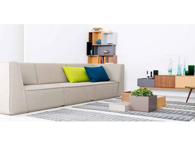 CUBIT Modular 3 seater fabric sofa By Cubit by Mymito