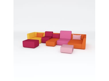CUBIT Modular 5 seater fabric sofa By Cubit by Mymito