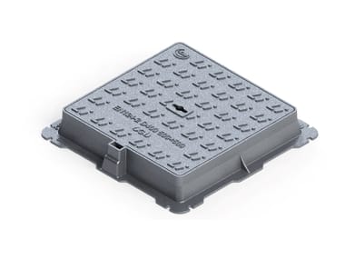 Manhole cover and grille for plumbing and drainage system D400 SQUARE ...