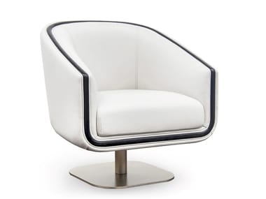 DALLAS Butaca tapizado de cuero By Formitalia