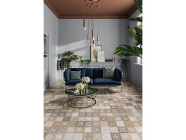 Glazed porcelain stoneware wall/floor tiles DELICE By GAYAFORES