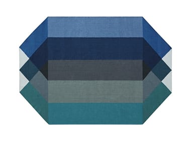 DIAMOND BLUE-GREEN Rug By GAN