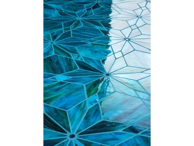 DIAMOND Cathedral glass mosaic By M+ | design Eleonora Moriconi