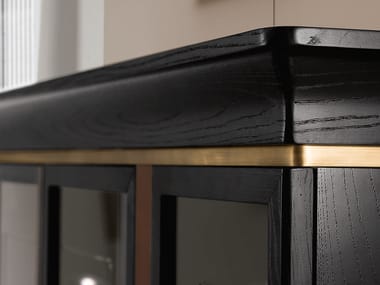 DILAN Wooden display cabinet By A.R. Arredamenti