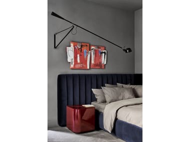 DIMITRI Bedside table with drawers By Meridiani | design Andrea Parisio