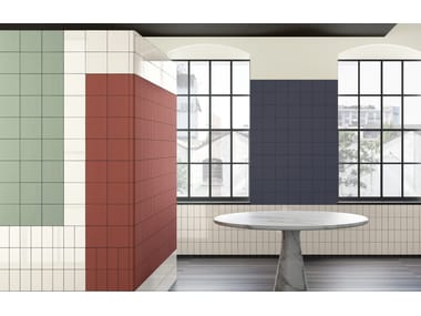 Pavimento/rivestimento in gres smaltato DIN DARK BLUE MATT Collezione ...