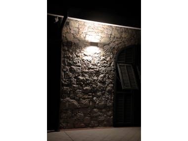 LED aluminium wall lamp DIVAR WALL DOUBLE SOFT Divar Collection By DIOMEDE