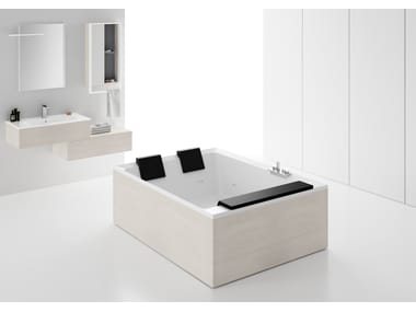 DIVINA DUAL 2 seater bathtub By NOVELLINI | design Massimo Farinatti