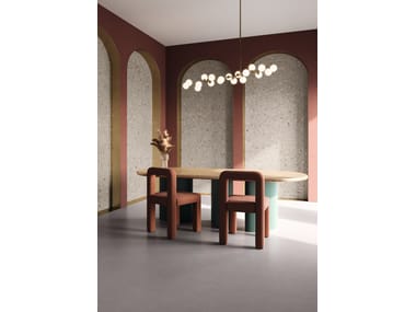 DOLMIX GREY Porcelain stoneware wall/floor tiles with stone effect By ...