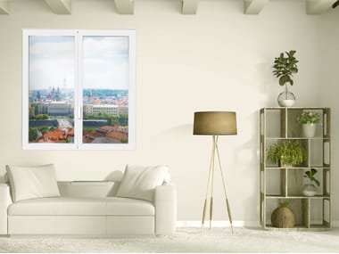 Glass and aluminium double glazed window DOMAL TOP TB65 MINIMALE By DOMAL