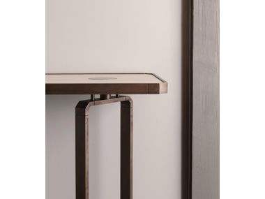 DOMINO Contemporary style rectangular wooden console table By ...