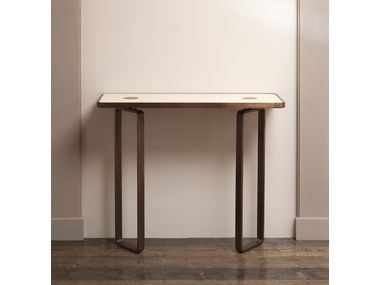 DOMINO Contemporary style rectangular wooden console table By ...