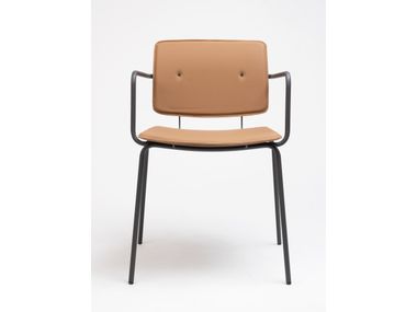 DON | Leather chair Don Collection By ONDARRETA design Nadia Arratibel