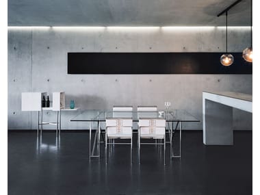 DOUBLE X Table By ClassiCon | design Eileen Gray