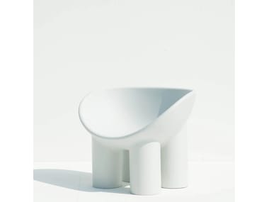 DRIADE - ROLY POLY CONCRETE easy chair By In Stock design Faye Toogood