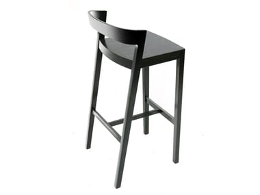 DRIVE High ash stool with back By Bedont | design Lorenz+Kaz