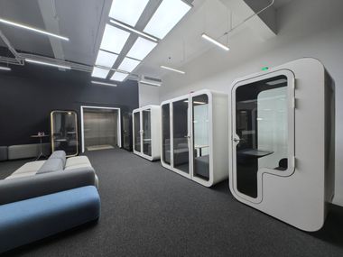 DANCOO DAWN 2D Office booth with built-in lights By Dancoo