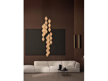 HYBLA Modular leather sofa By De Padova