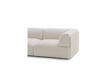HYBLA Modular leather sofa By De Padova
