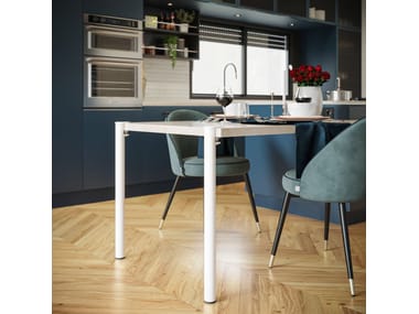 TOPAZE Steel table leg By Déco-Gem