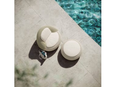 ATOLO Garden footstool By DEDON