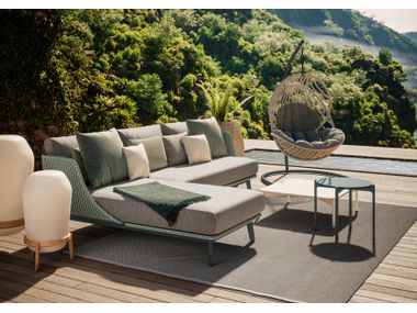 KIDA Hanging lounge chair incl. base By DEDON