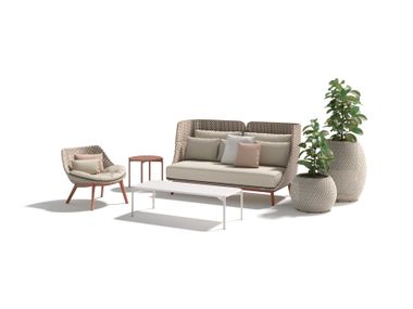 MBARQ High-back 3 seater fabric garden sofa By Dedon | design Sebastian ...