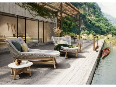 MBRACE Footstool By DEDON | design Sebastian Herkner