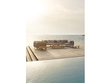 SEALINE Garden bench By DEDON | design Jean-Marie Massaud