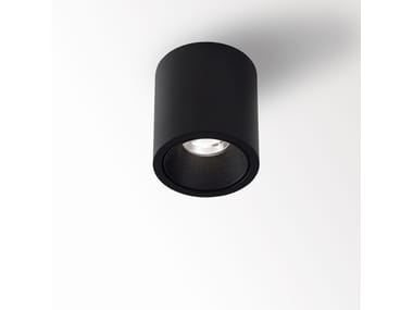 BOXY R SOFT DIM8 Round ceiling LED metal spotlight By Deltalight