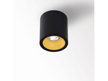BOXY R SOFT DIM8 Round ceiling LED metal spotlight By Deltalight