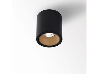 BOXY R SOFT DIM8 Round ceiling LED metal spotlight By Deltalight